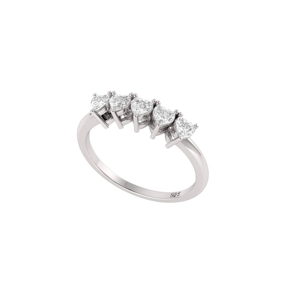 Sparkle Heart Moissanite Ring – Meorii